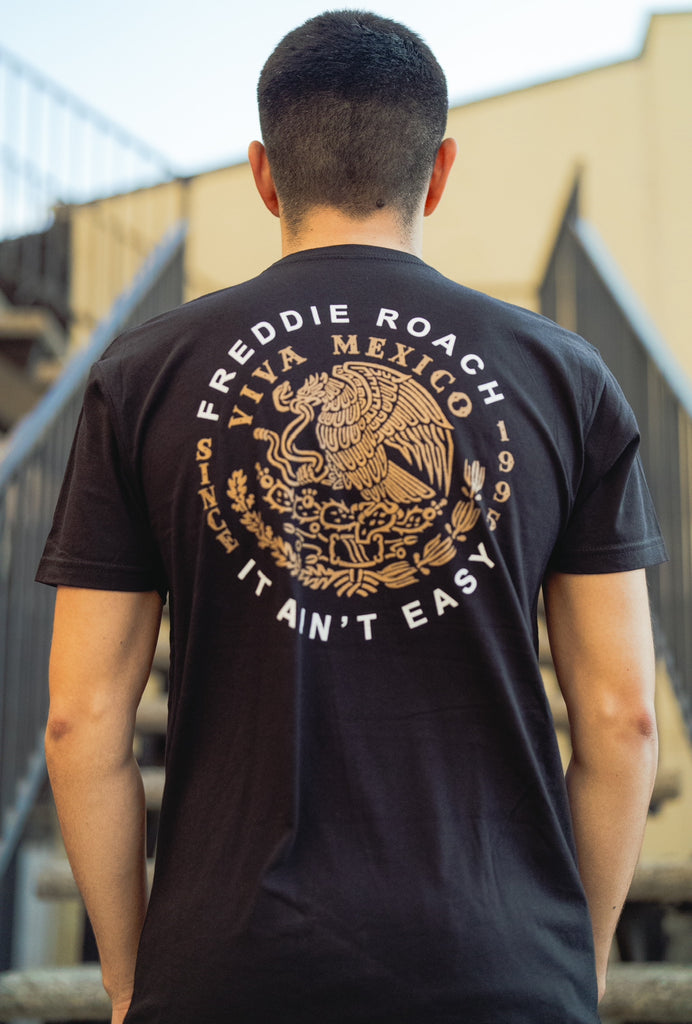 Wild Card Boxing Viva Mexico Shirt - Black/Bronze/White